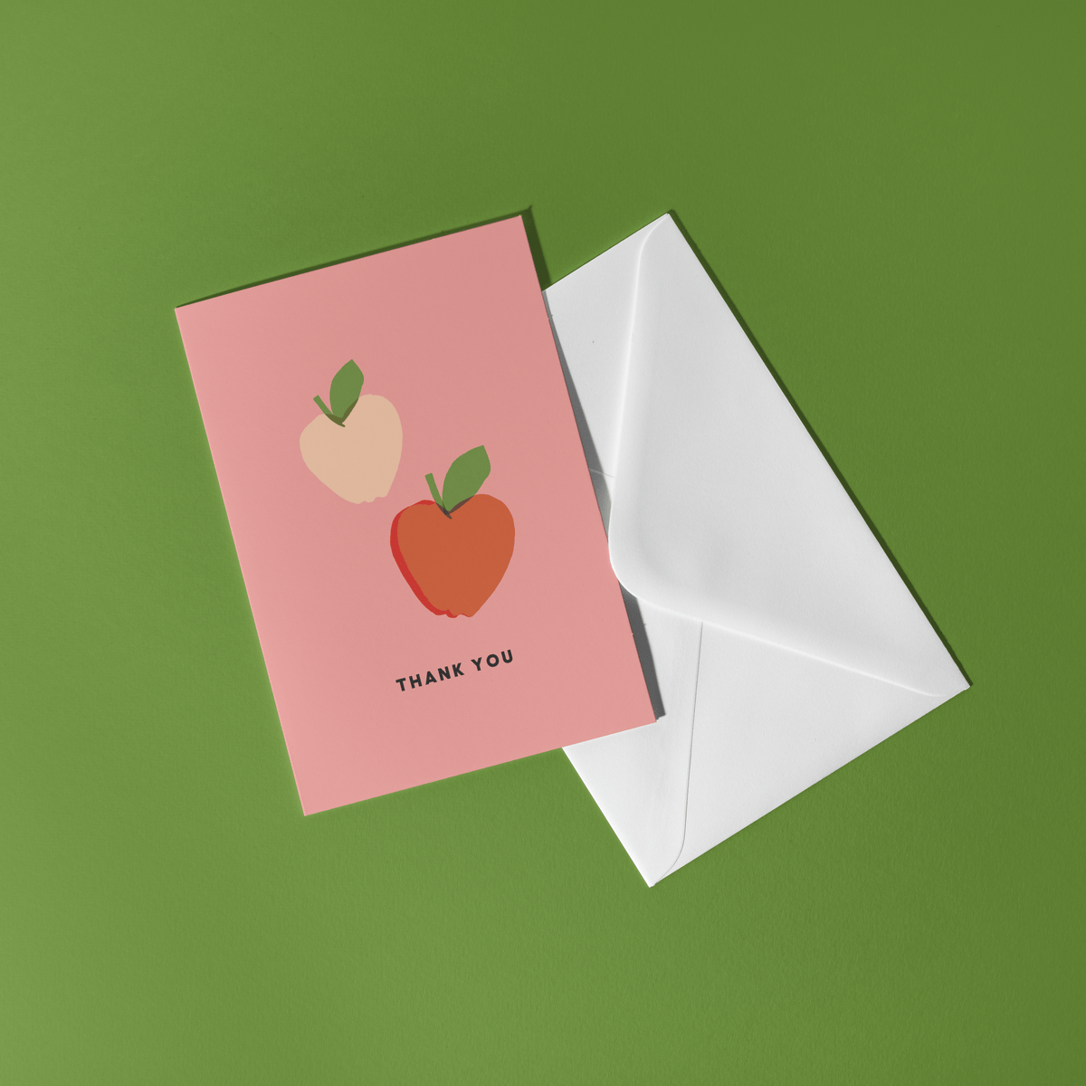 Thank You Apple Greeting Card - Fun Teacher Appreciation Card – Room 1021