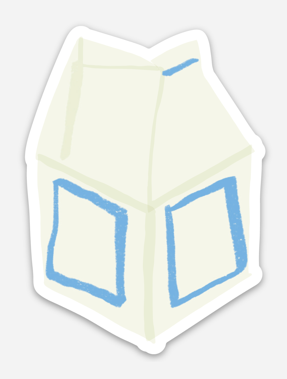 Milk Carton Vinyl Sticker – Room 1021